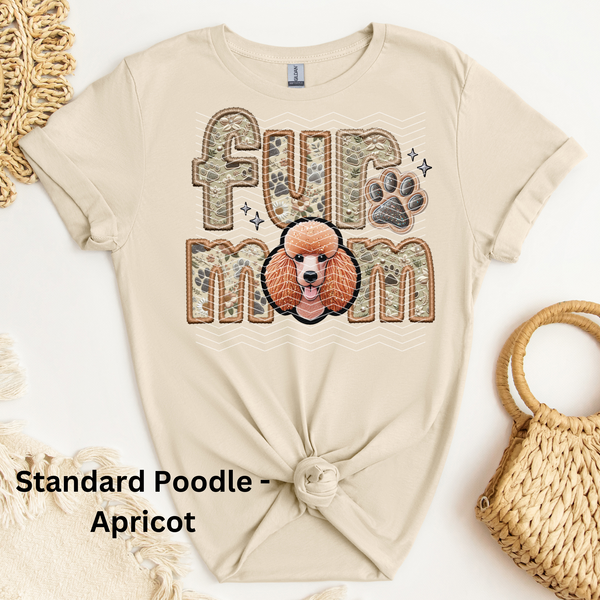 Standard Poodle - Apricot DTF Transfer – Top Notch Transfers OKC