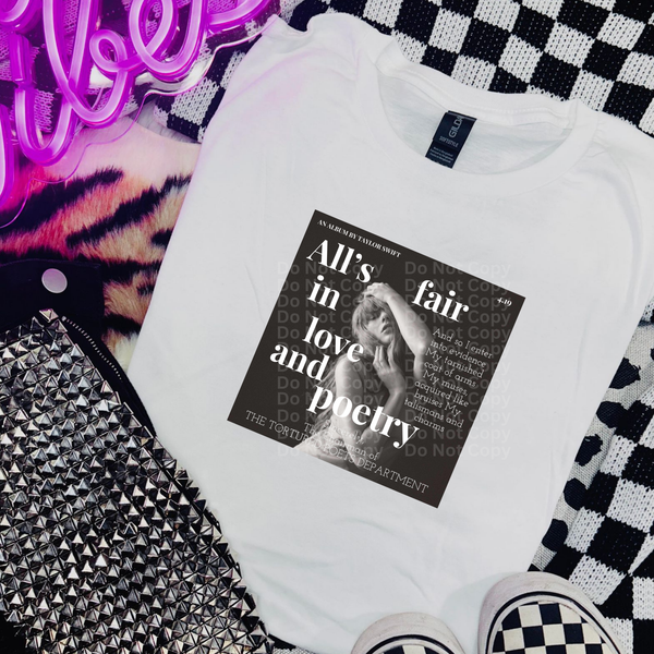 All's Fair Album Cover DTF Transfer – Top Notch Transfers OKC