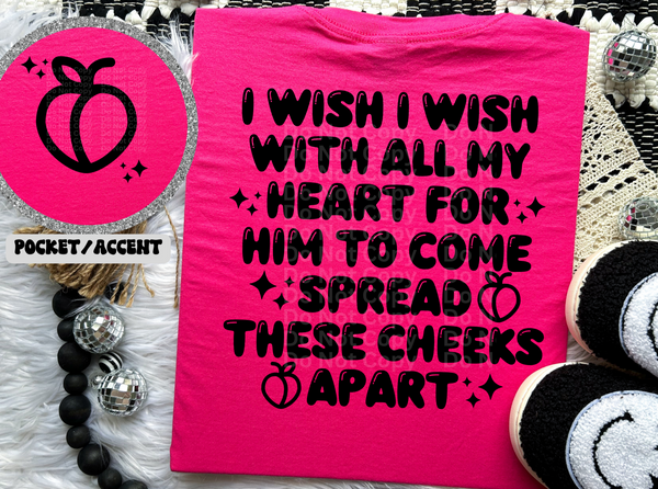 I Wish I Wish with All My Heart (Black) DTF Transfer – Top Notch ...