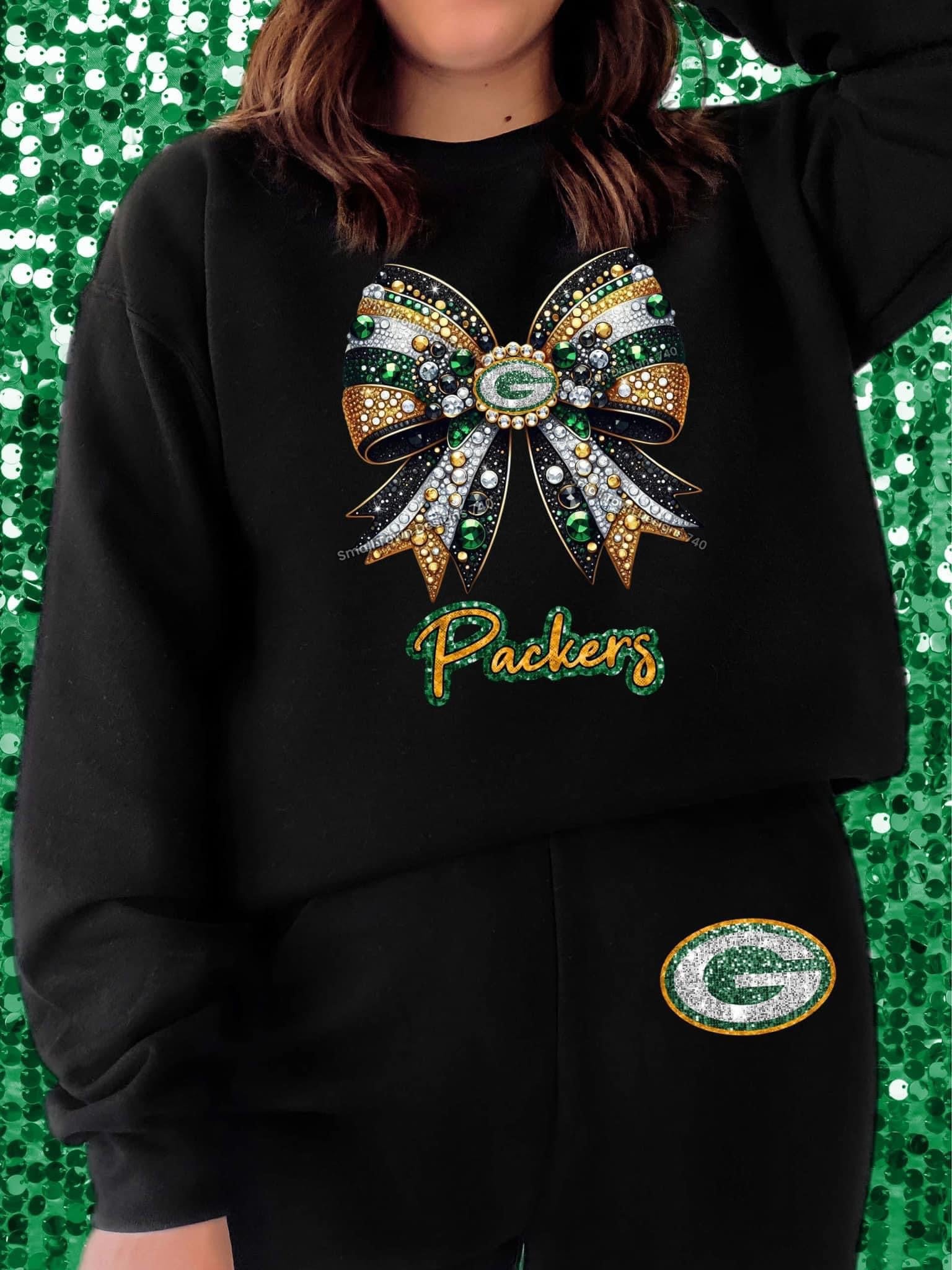 Packers Bow DTF Transfer – Top Notch Transfers OKC