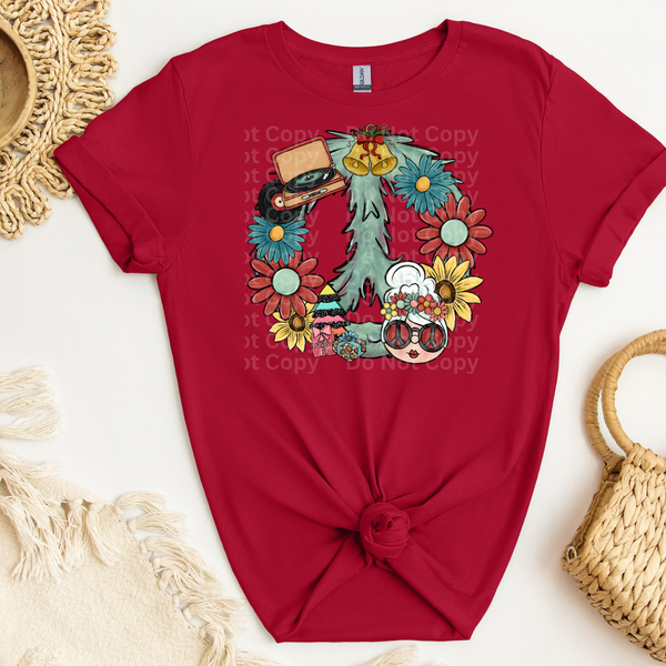 Groovy Peace Sign DTF Transfer – Top Notch Transfers OKC