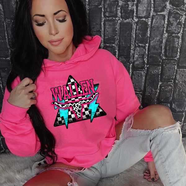 Wa11en Pink, Blue & Checkered Triangle DTF Transfer – Top Notch ...