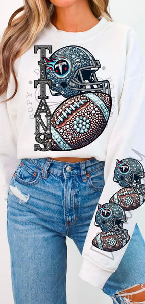 Rhinestone Titan$ DTF Transfer – Top Notch Transfers OKC