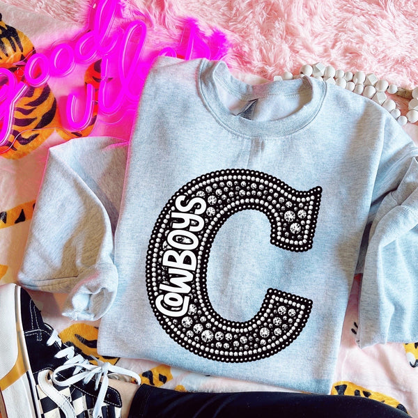 Cowboys Faux Rhinestone DTF Transfer – Top Notch Transfers OKC