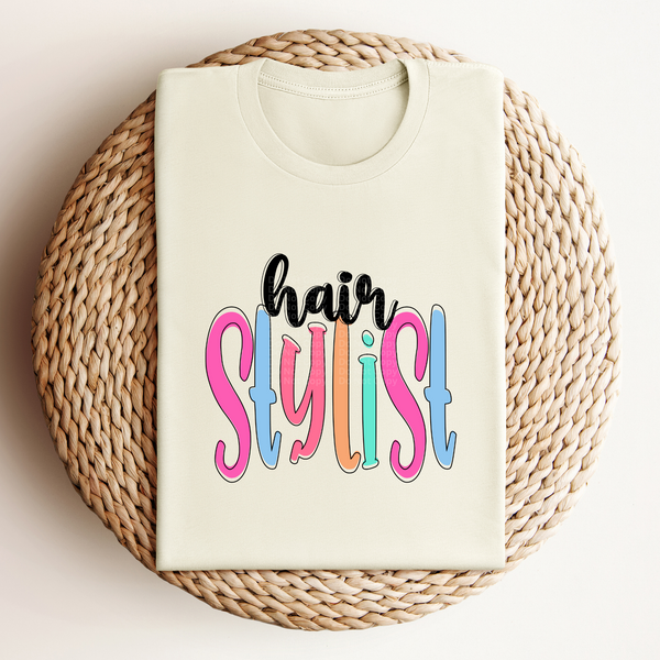 Hair Stylist - Colored Names/Occupations DTF Transfer – Top Notch ...