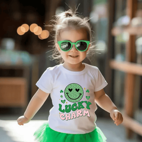 Lucky Charm Smiley DTF Transfer – Top Notch Transfers OKC