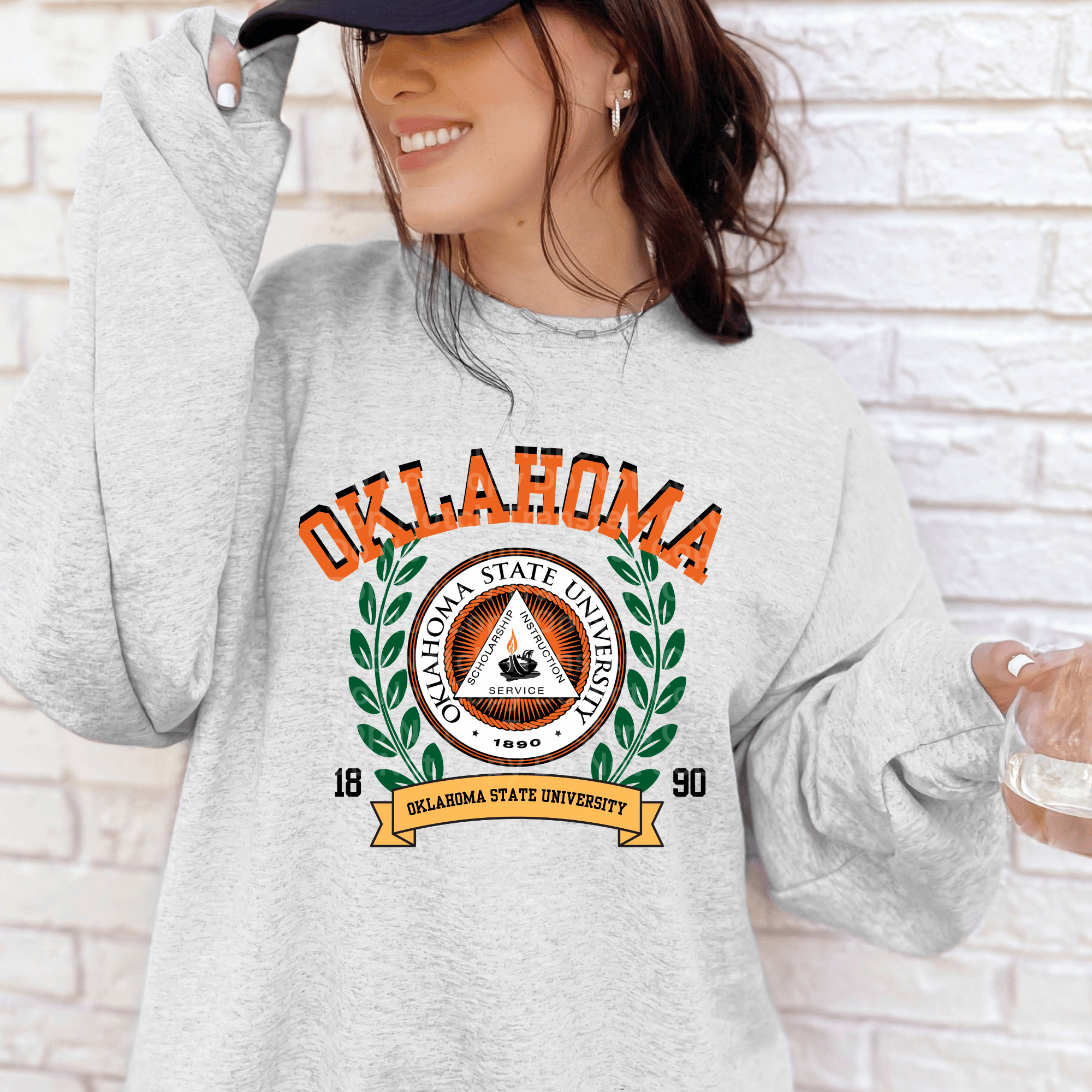 OSU Crest Seal DTF Transfer – Top Notch Transfers OKC