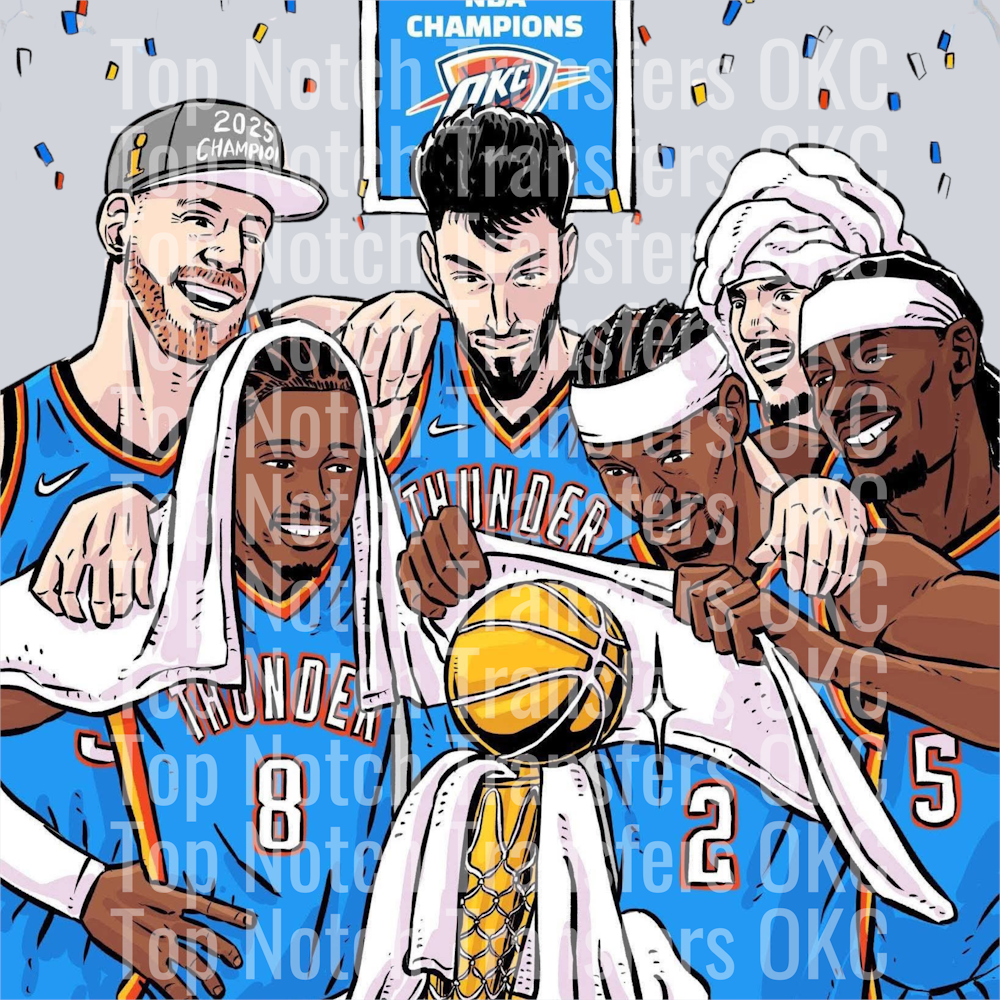 thunder cartoon – Top Notch Transfers OKC