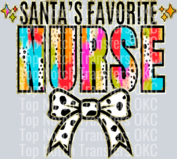 Santa’s Favorite Nurse – Top Notch Transfers OKC